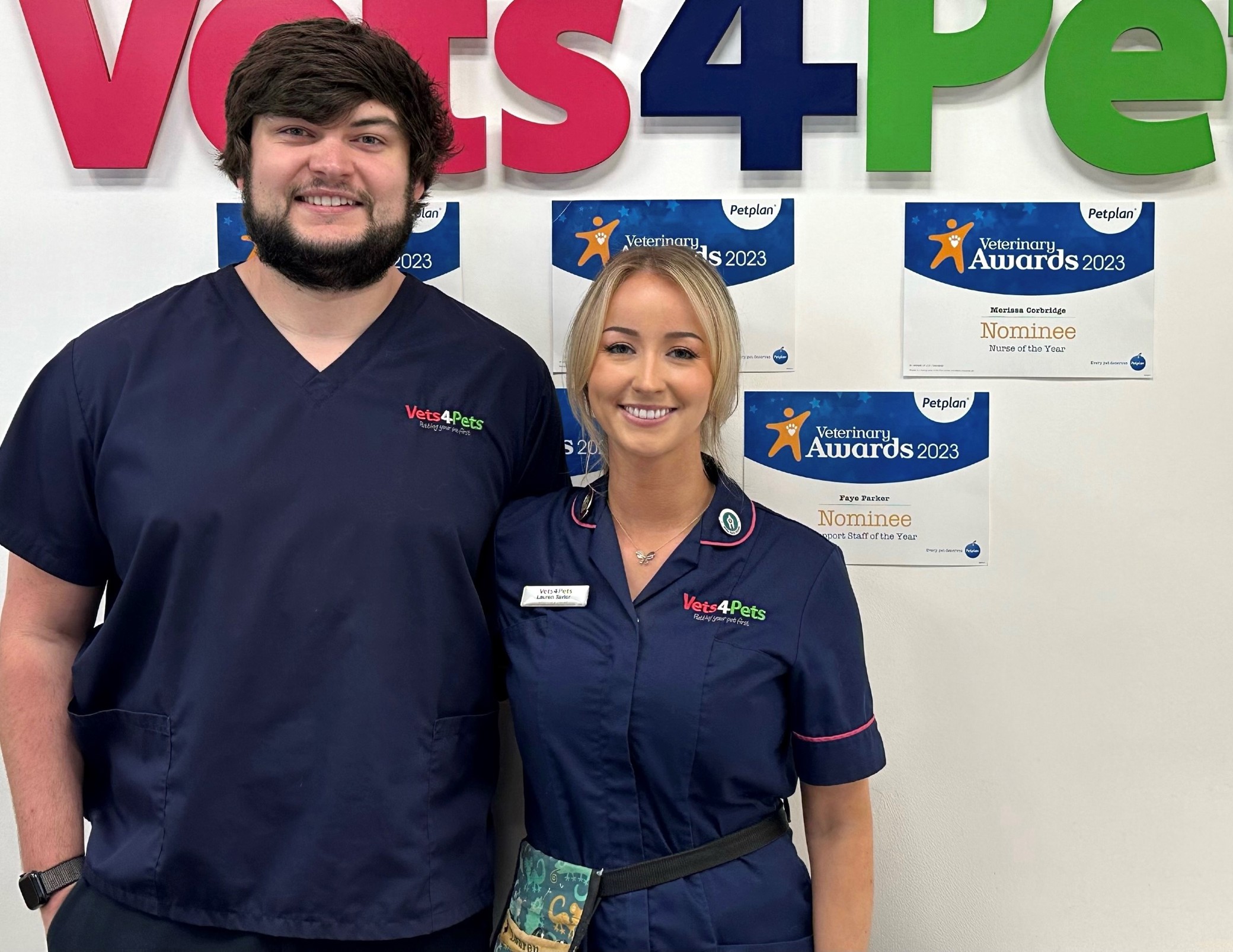 New practice ownership for vet Jordan and RVN Lauren at Dorchester Vets ...